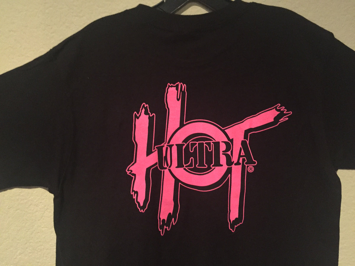 Ultra Hot Logo Short Sleeve Tee Pink / Black – Ultra Hot Graphics